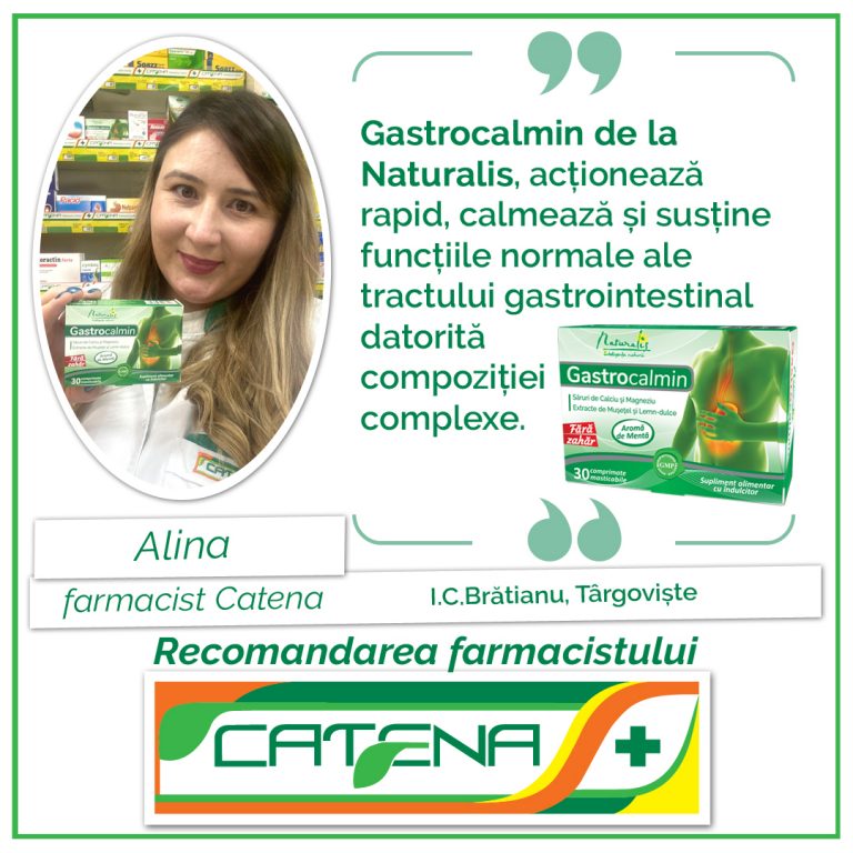 Naturalis Gastrocalmin - supliment hiperaciditate gastrica