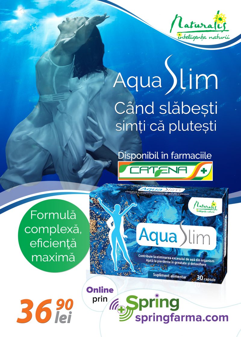 AquaSlim - un nou supliment alimentar pentru slabit si detoxifiere